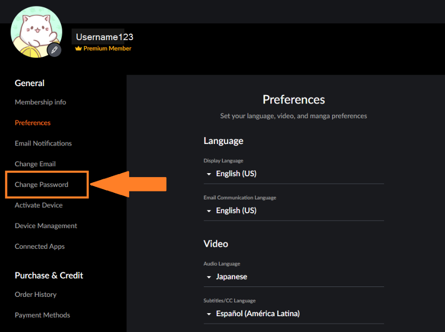 How do I reset my password? – Support & Customer Service | Crunchyroll Help
