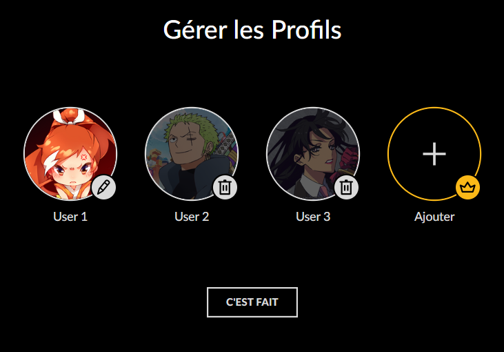 Création de profils multiples – Soutien et service à la clientèle ...