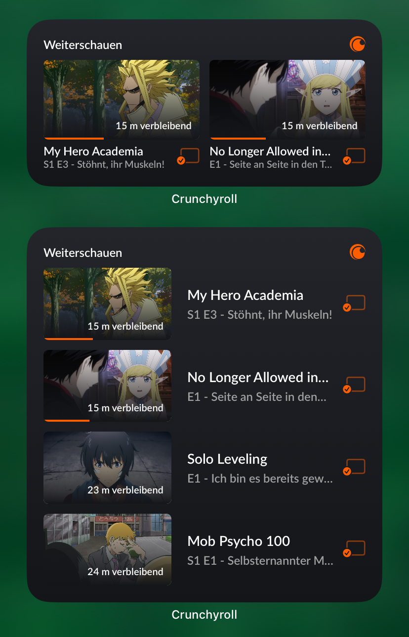 Was ist ein Widget? – Support & Kundendienst | Crunchyroll Hilfe