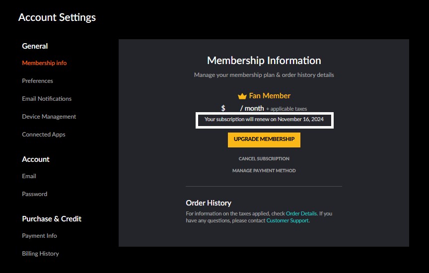 How do I change my billing date? – Support & Customer Service | Crunchyroll Help